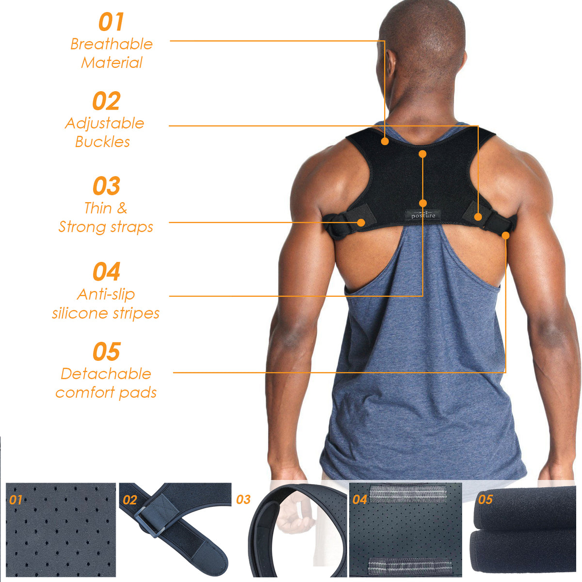 Best Discreet Posture Corrector for Men and Women to Prevent Slouching ...